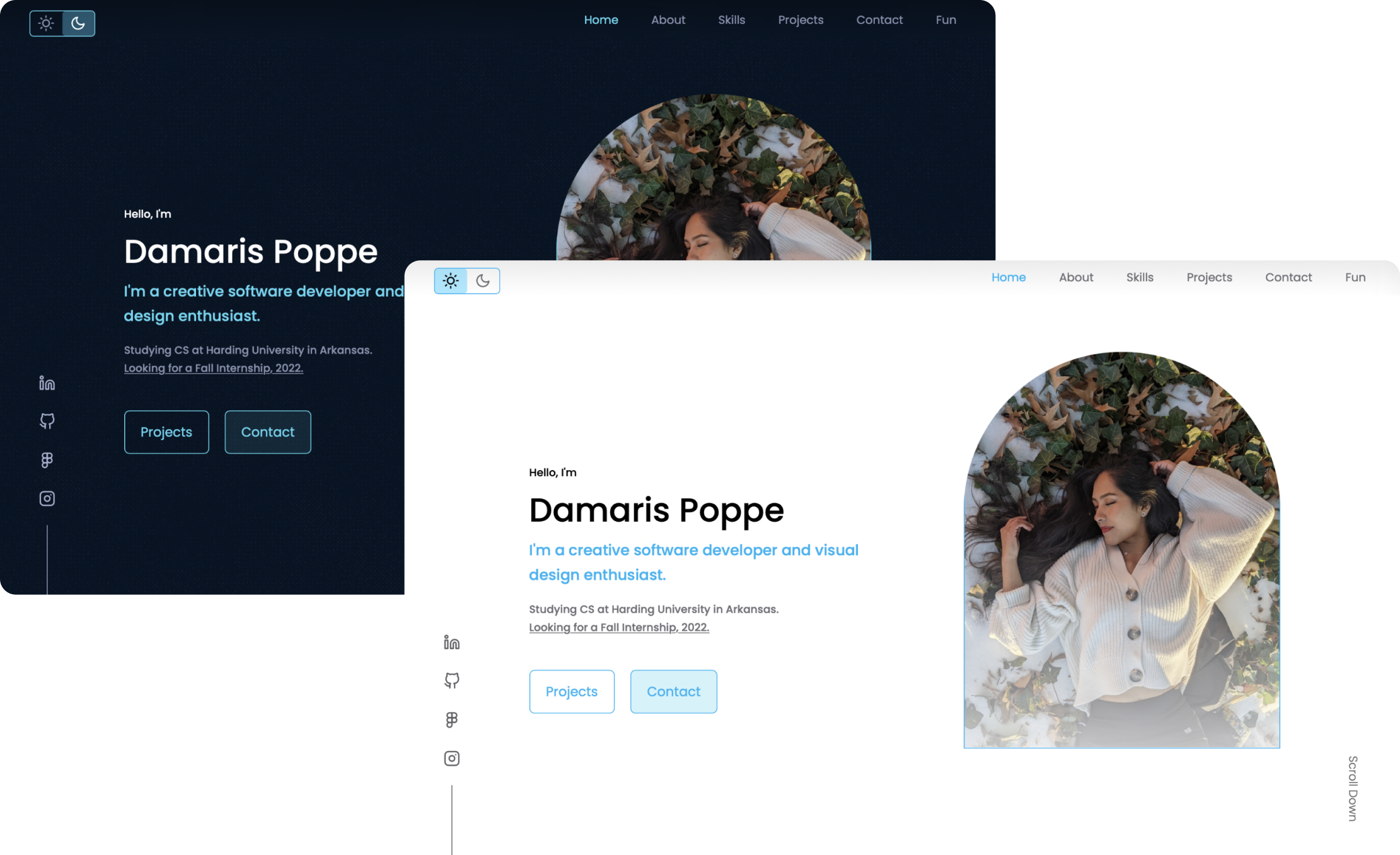 Damaris Poppe Personal Porfolio Website